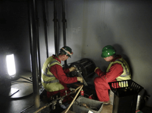 Oil Refinery Storage Tank Inlet Pipe Threading - In-situ
