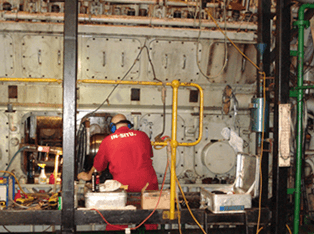 Large Four Stroke Diesel Engine Crankshaft Repair - In-situ