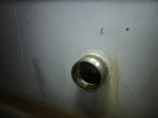 Oil Refinery Storage Tank Inlet Pipe Threading - In-situ