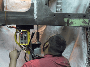 Metal Stitching Repair | In-situ Shaft & Journal Specialists